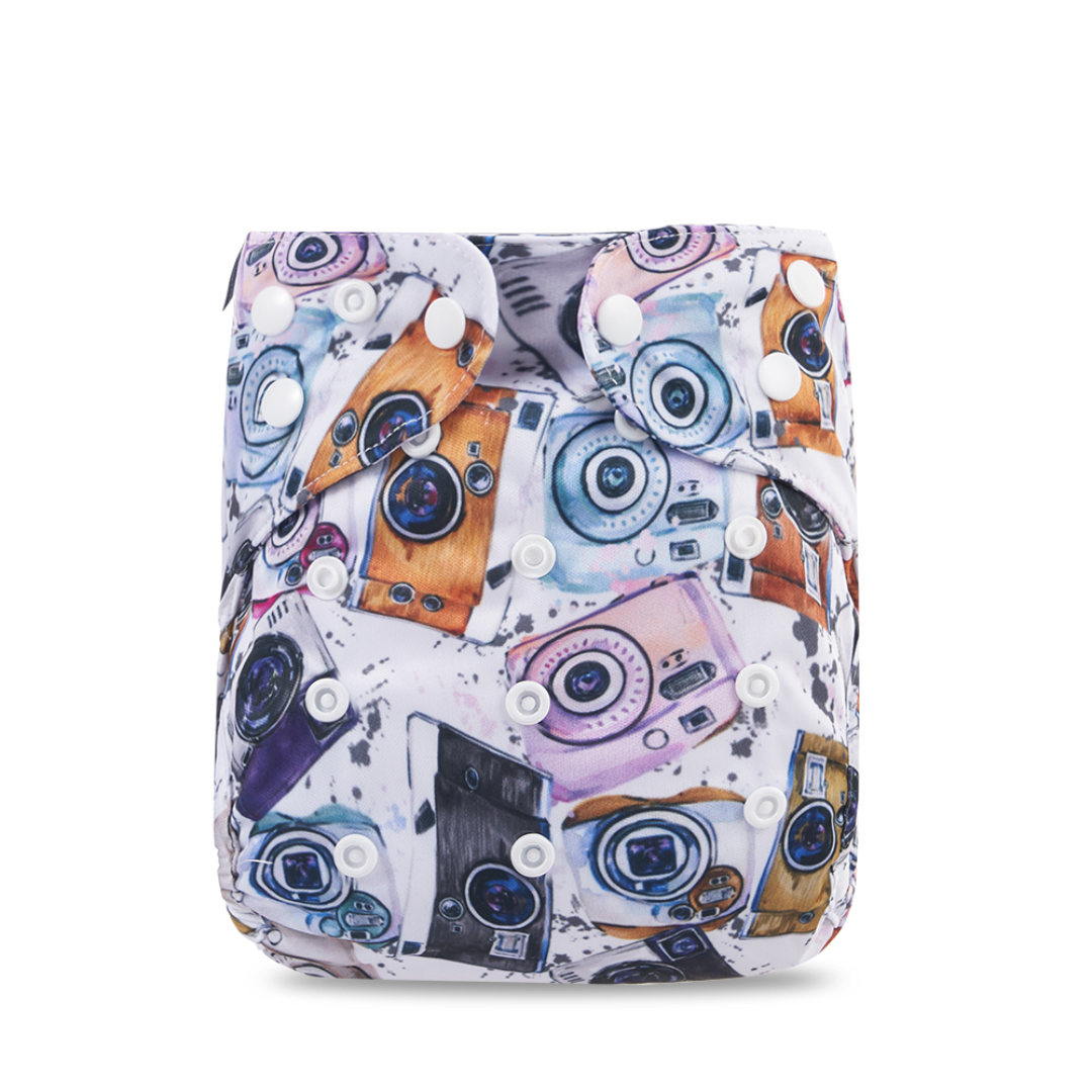 Happy Flute baby Reusable Diaper Cover - Vintage Camera | Shop Today ...