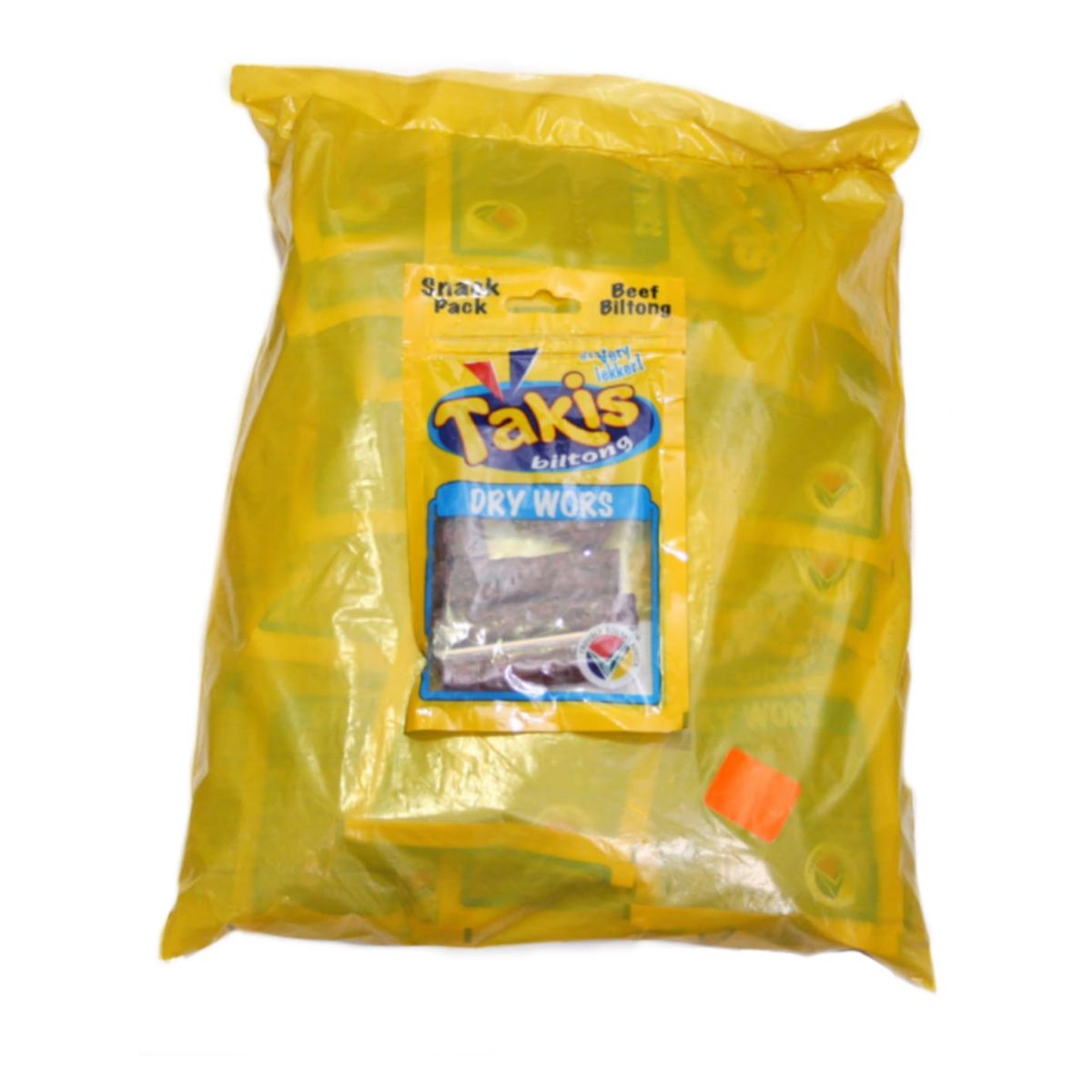 Takis Biltong Snack Pack - Dry Wors - Beef - 20 x 60g - Bulk Pack ...