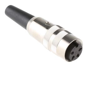 KV40M Inline 4-Way DIN Circular Cable Socket Connector, 250VAC, IP40 ...
