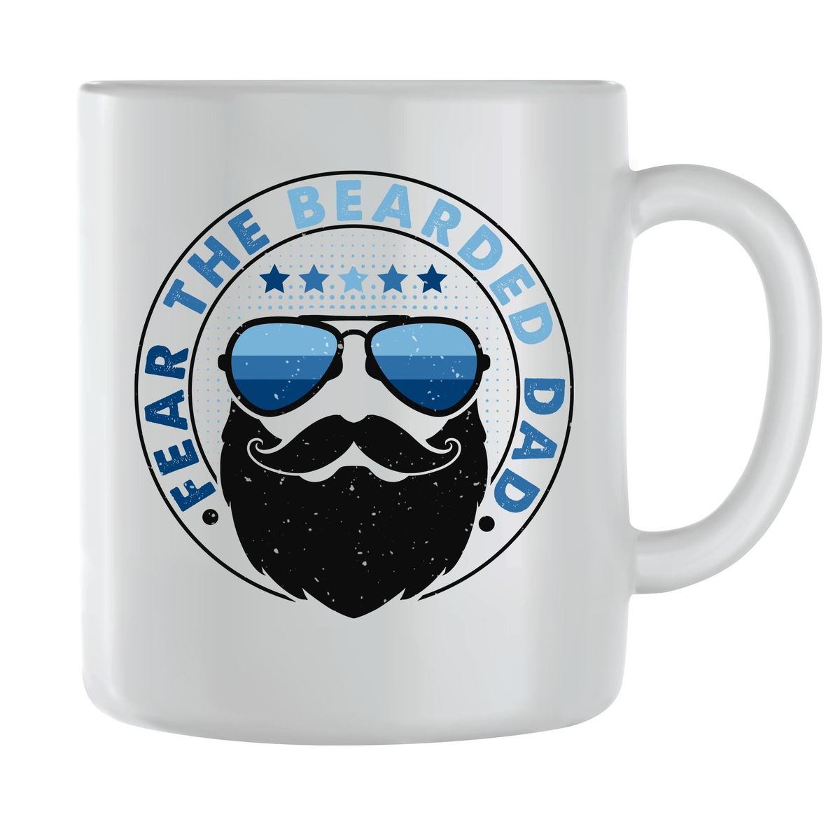 Beard Coffee Mugs for Men Trendy Fathers Day Graphic Dad Saying Cup ...