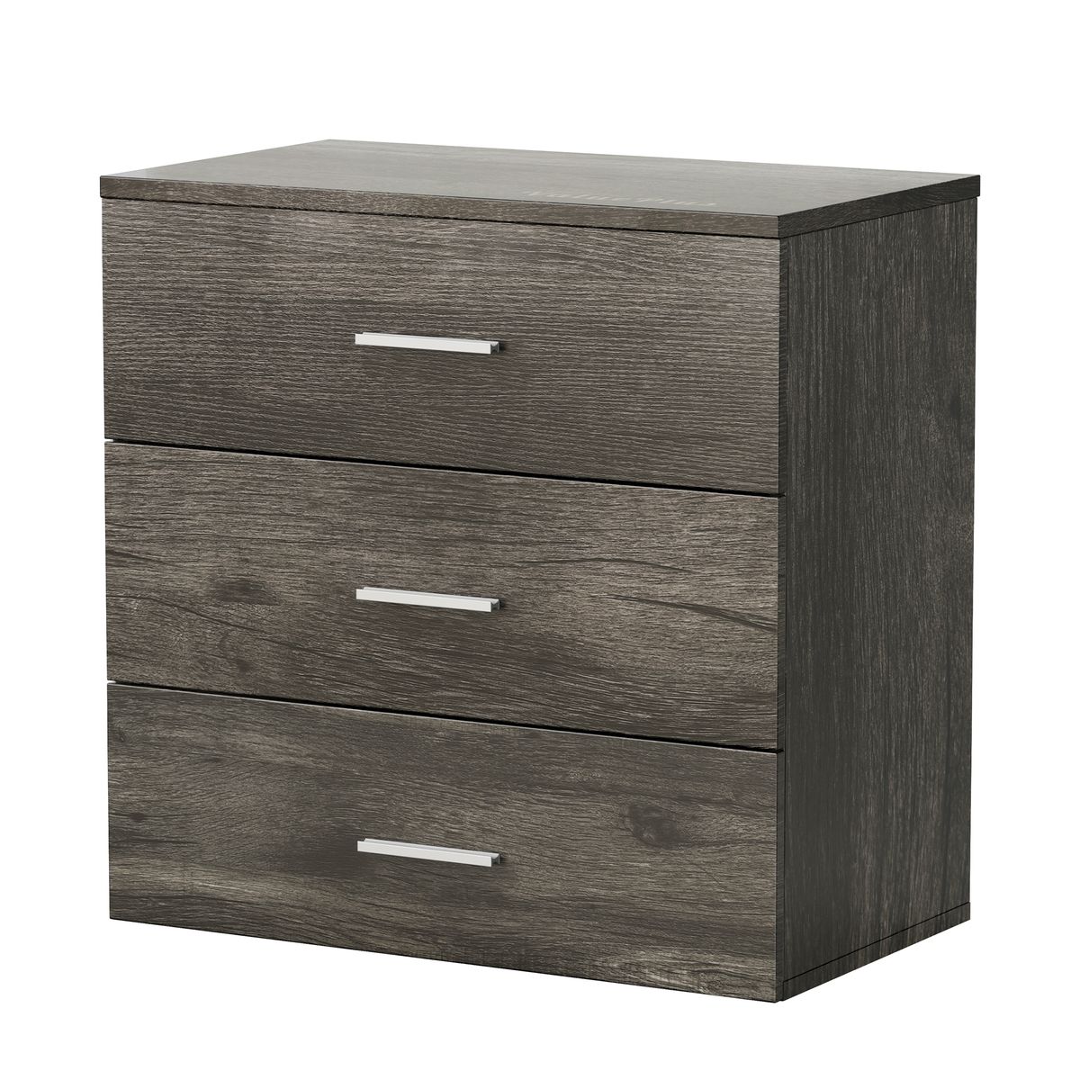 3 Storage Drawers Wooden Bedside Table Storage Night Stand -Bedroom ... 3 Storage Drawers Wooden Bedside Table Storage Night Stand -Bedroom ...