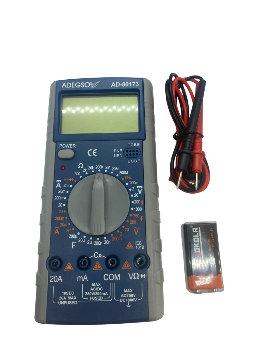 Adegso- Digital Multimeter- 200V/750V | Shop Today. Get it Tomorrow ...