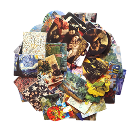 100 Pieces Variety Pack Famous Art Historical Paintings Stickers | Shop ...