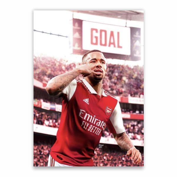 Gabriel Jesus Goal Poster - A1 | Shop Today. Get it Tomorrow ...