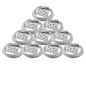 15m Extension Cord With A Two-Way Multi-Plug Extension Lead Bulk 10 ...