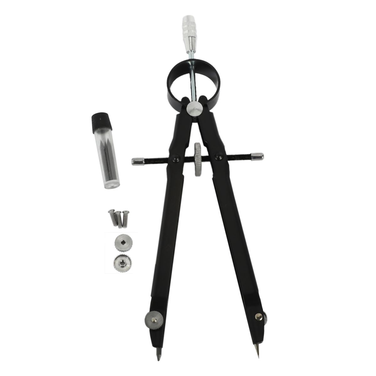 Geometry Set with Lock, Math and Precision Compass, Metal(black) | Shop ...