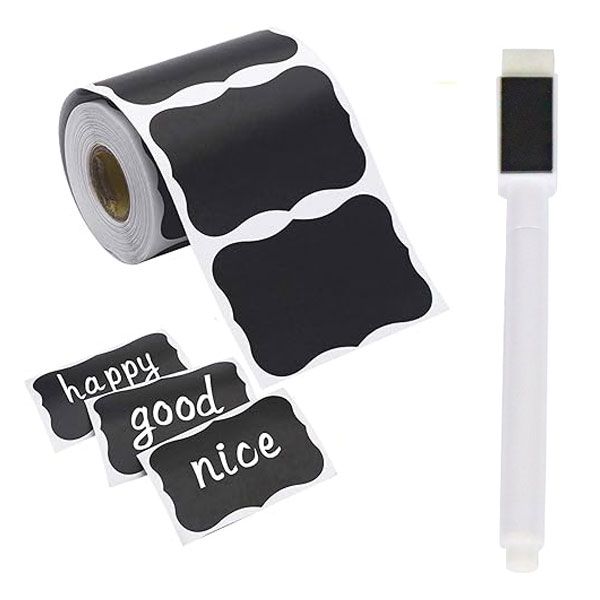 300 PVC Erasable Waterproof Label Stickers Self-adhesive, includes a ...