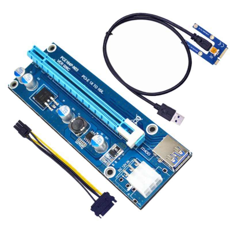 Mini PCIe to PCI Express 16X Riser for Laptop External image Card ...