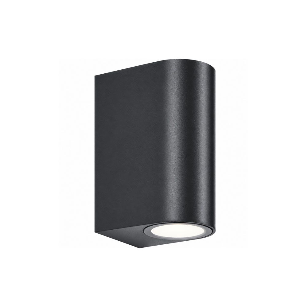ACDC - Black GU10 Up & Down Wall Light 7W Max Plastic 230VAC | Shop ...