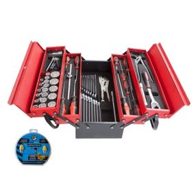 Waco - 64 Piece Mechanic Tool Box and Plugfones (Contractor Vl Alert ...