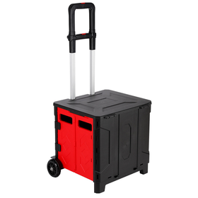 Folding Plastic Universal Utility Hand Cart Featuring Telescoping ...