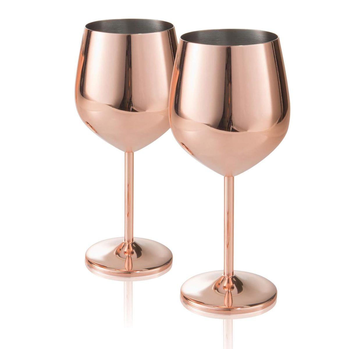 2 Stainless Steel Wine Glasses Unbreakable Metal Wine Glasses Wine ...