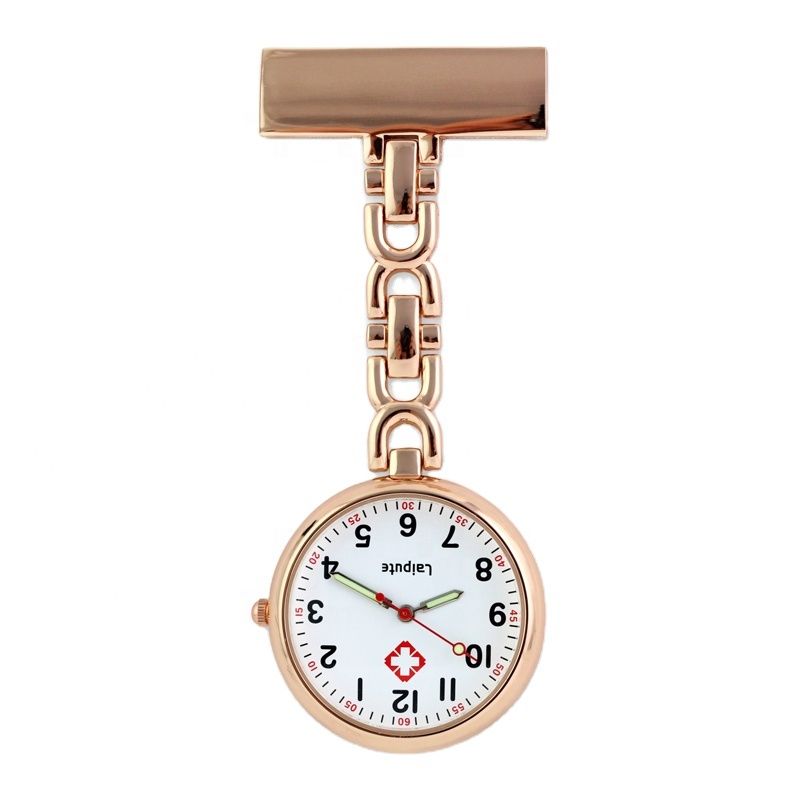 Nurse Lapel Pin Watch Quartz Movement Nurses Watch Women's Pocket Watch ...