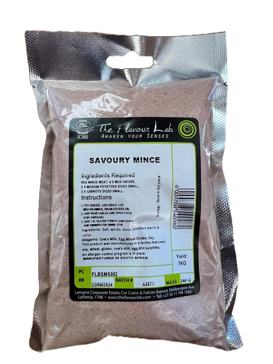 Savoury Mince Spice Mix -Professional Chef Grade Bulk, Restaurant ...
