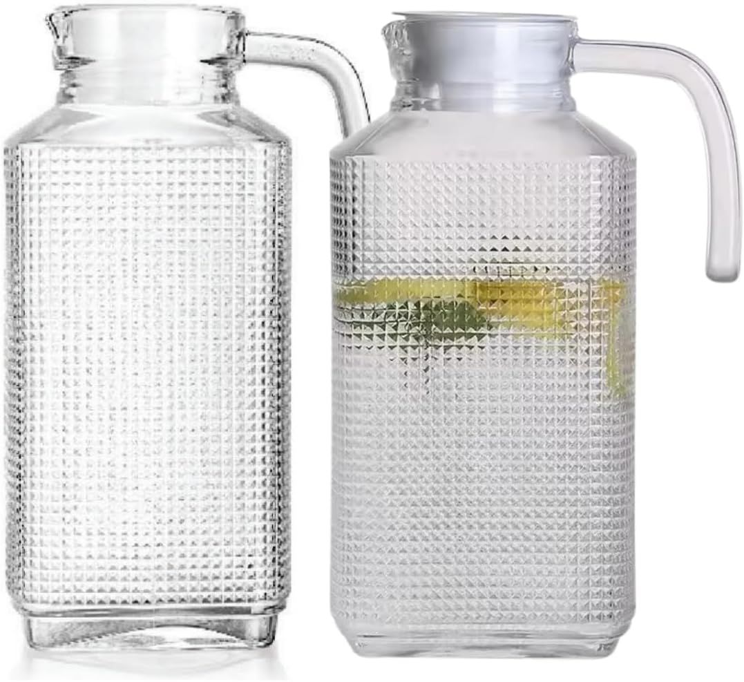 Transparent Glass Water Jug - 2 Sets | Shop Today. Get it Tomorrow ...