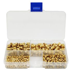 Tool DIY Threaded Brass Heat Insert Embedment Assorted M5-M6 Set of 90 | Shop Today. Get it ...