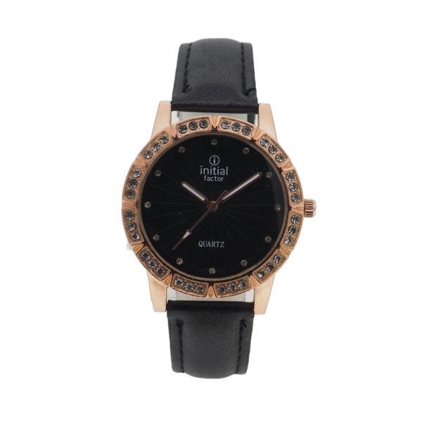 Initial - Ladies PU Leather Strap Watch - L781 | Shop Today. Get it ...