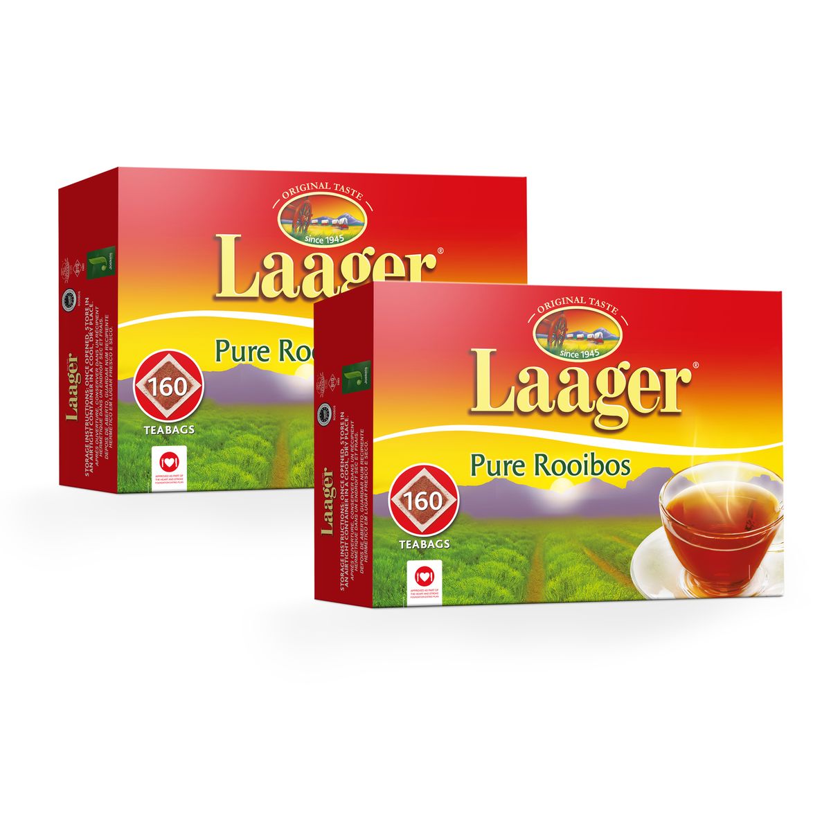 Laager Rooibos Tea 160s x 2 | Shop Today. Get it Tomorrow! | takealot.com
