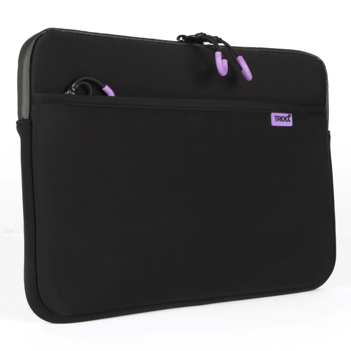 TROO 13" Laptop Neoprene Sleeve - Wateproof Dual Zipper + Front Pocket ...