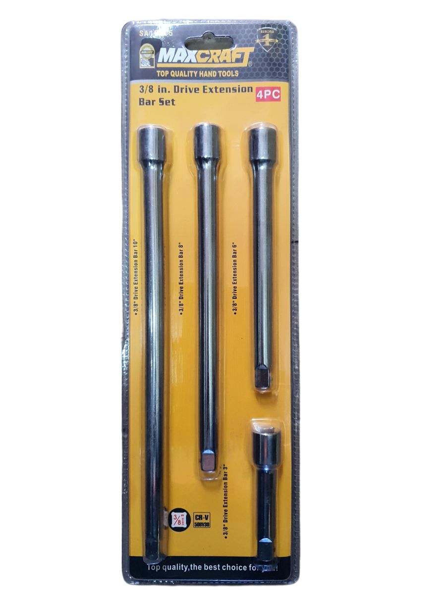 MaxCraft 3/8" Drive Extension Bar Set- 4 Piece | Shop Today. Get it ...