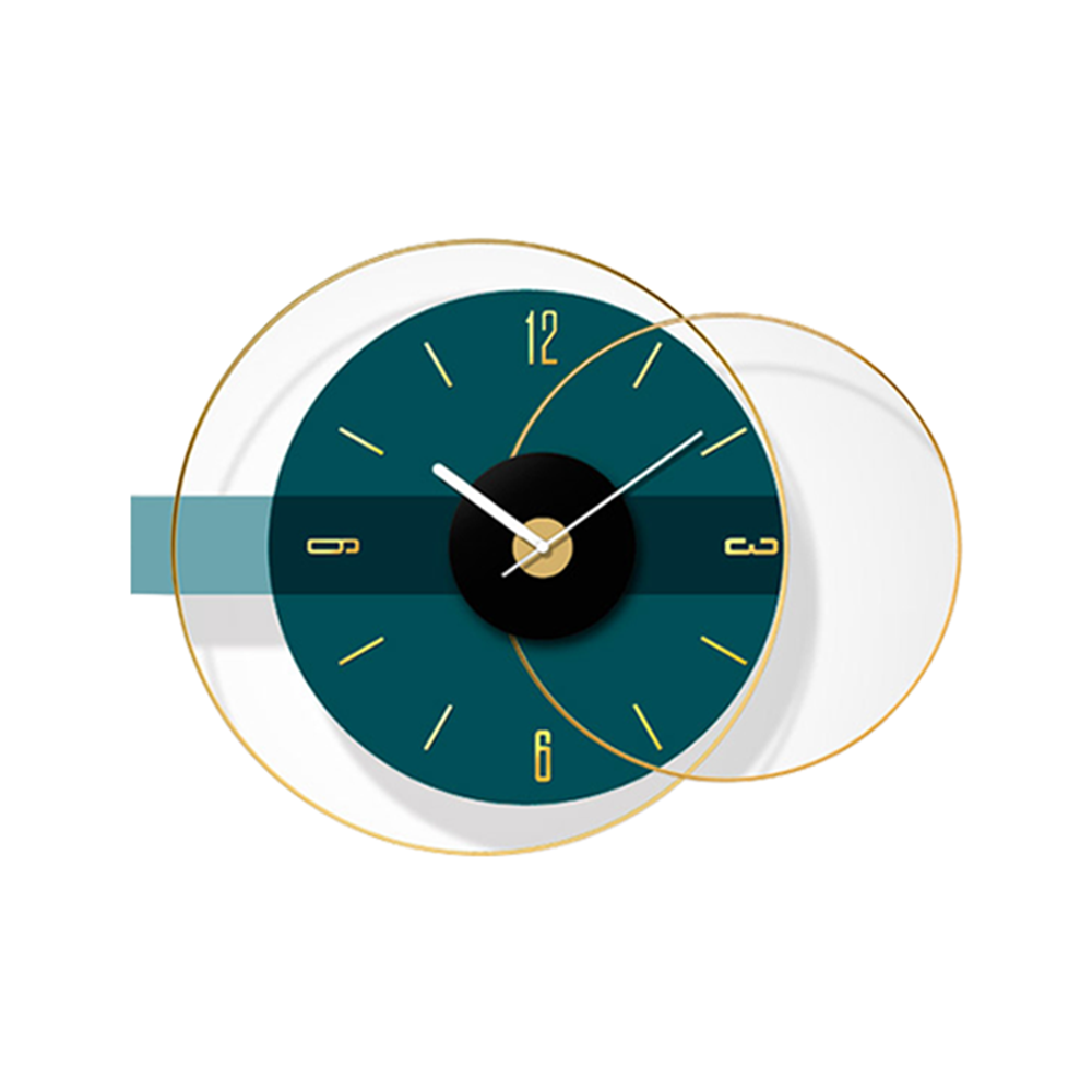 Double Circle Wall Clock With 3D Letters | Shop Today. Get it Tomorrow ...