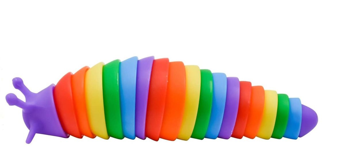 Novelty Sensory Wriggle Rainbow Slug | Shop Today. Get it Tomorrow ...