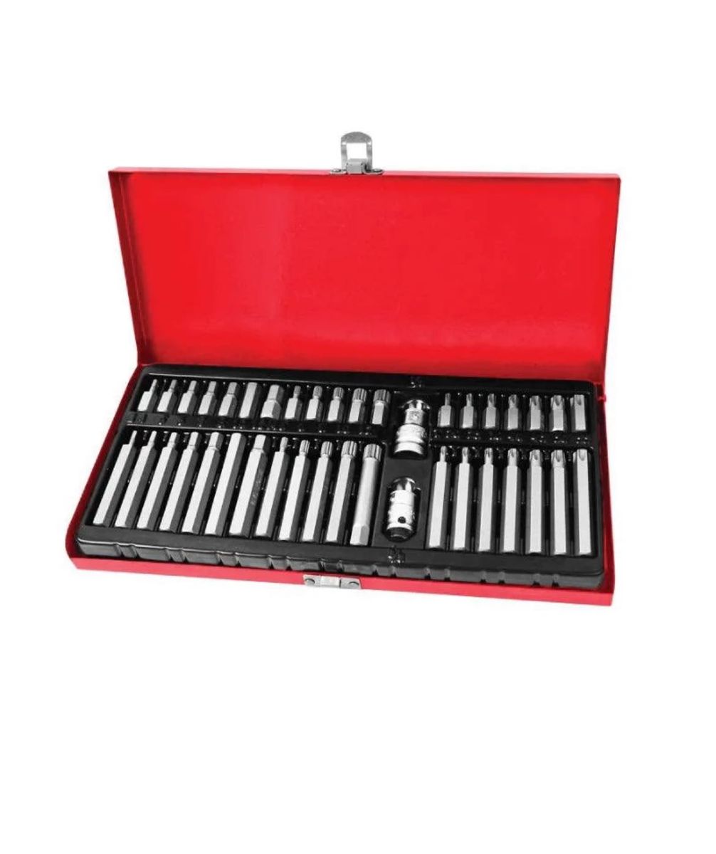 40 Piece Hex Spline Star Torx Socket Bit Set | Shop Today. Get it ...