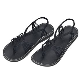 MArmoris Women Classic Black Sandal | Shop Today. Get it Tomorrow ...
