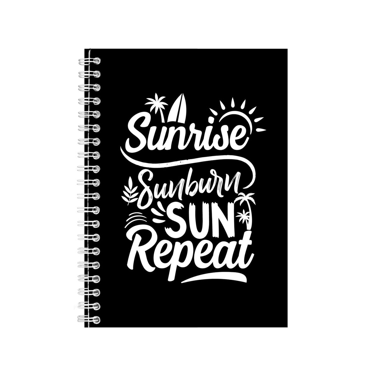Sunrise Sunburn Notebook Summer Gift Idea A5 Notepad 150 | Shop Today ...