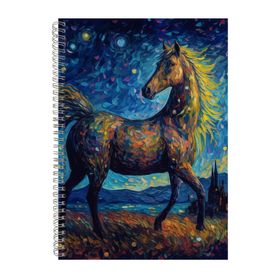 HORSE Starry Night Notebook Gift Idea A4 NotePad 114 | Shop Today. Get ...