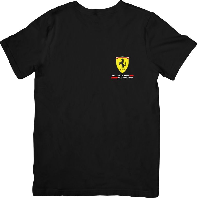 Scuderia Ferrari F1 Team Badge Black Unisex T-Shirt | Shop Today. Get ...