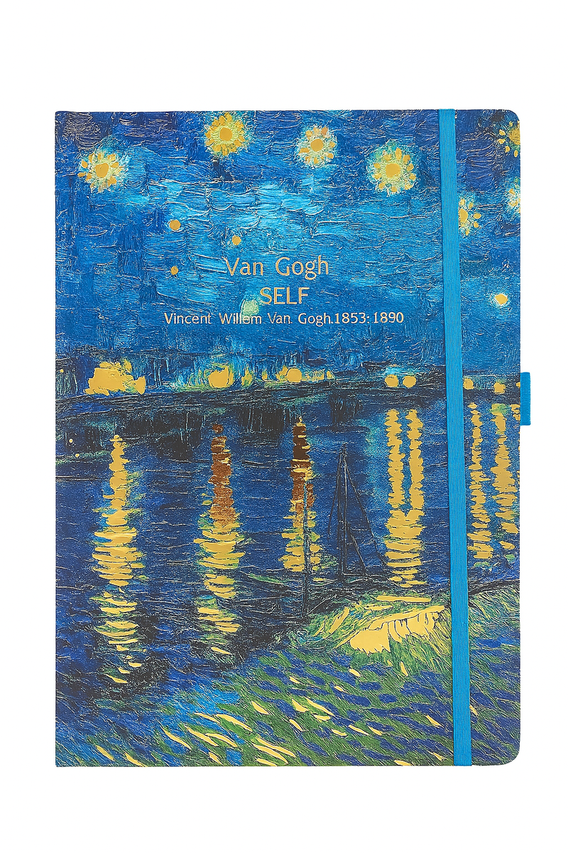 Van Gogh Self Notebook Series - A4 Hardcover Lined Notebook (160 Pages ...