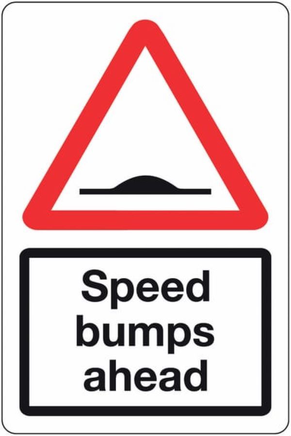 Speed Bumps Ahead Sign 290x290 On Abs | Shop Today. Get it Tomorrow ... Speed Bumps Ahead Sign 290x290 On Abs | Shop Today. Get it Tomorrow ...