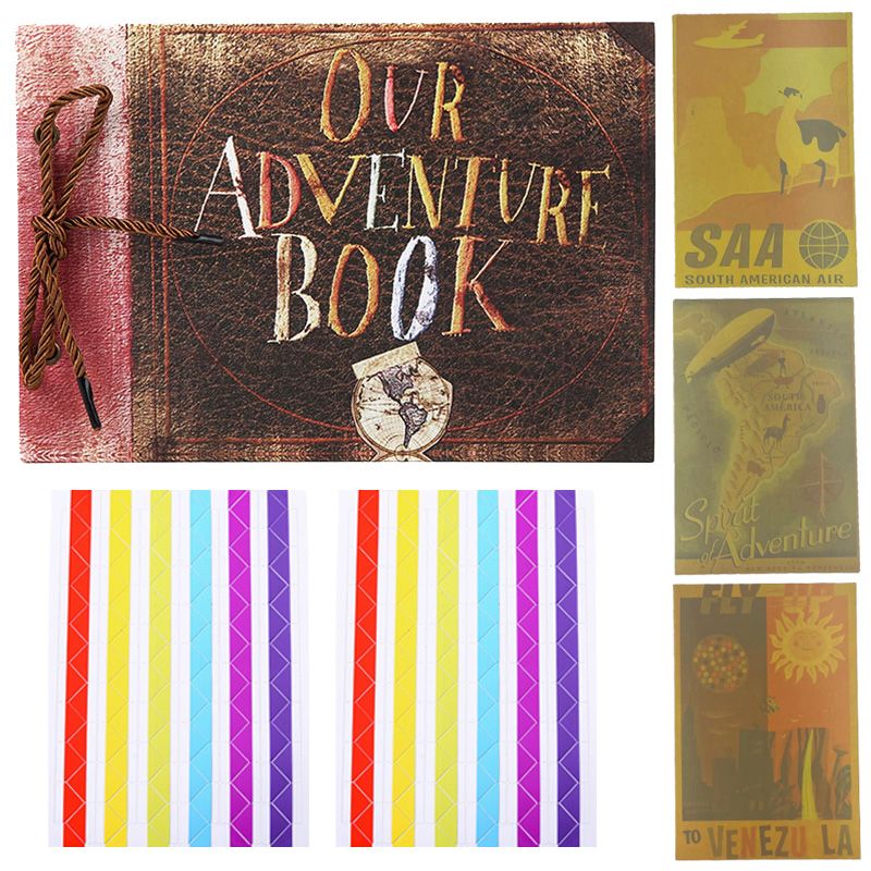 Our Adventure Book Gift Box Set - Vintage Photo Album - Memory Book ...