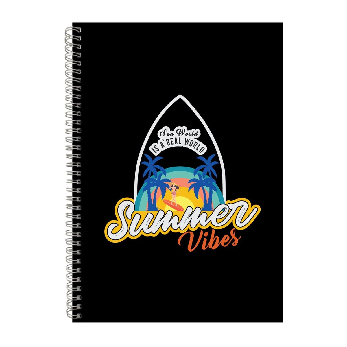 Summer Vibes Notebook Summer Gift Idea A4 Notepad 150 | Shop Today. Get ...