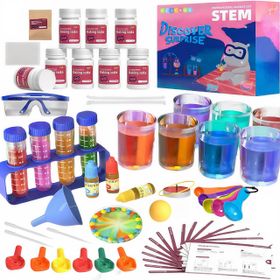 PEISKOS 63PCS Science Experiments Chemical Toys Kit for Kids Age 6 ...