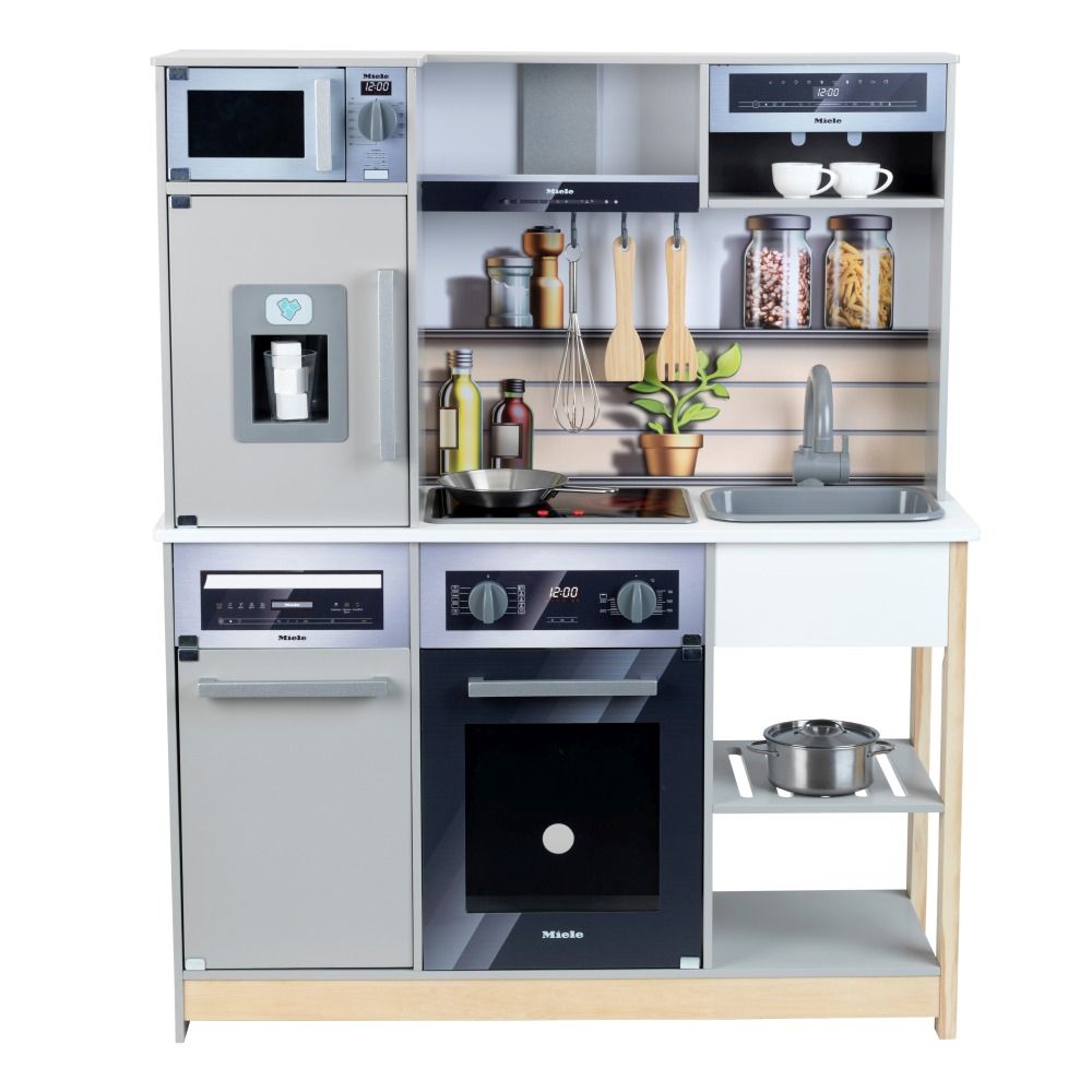 Klein Toys Miele Family Wooden Toy Play Kitchen (100cm Tall) | Shop ...