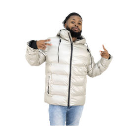 Cutty Mens Onyx Puffer Jacket - Silver | Shop Today. Get it Tomorrow ...