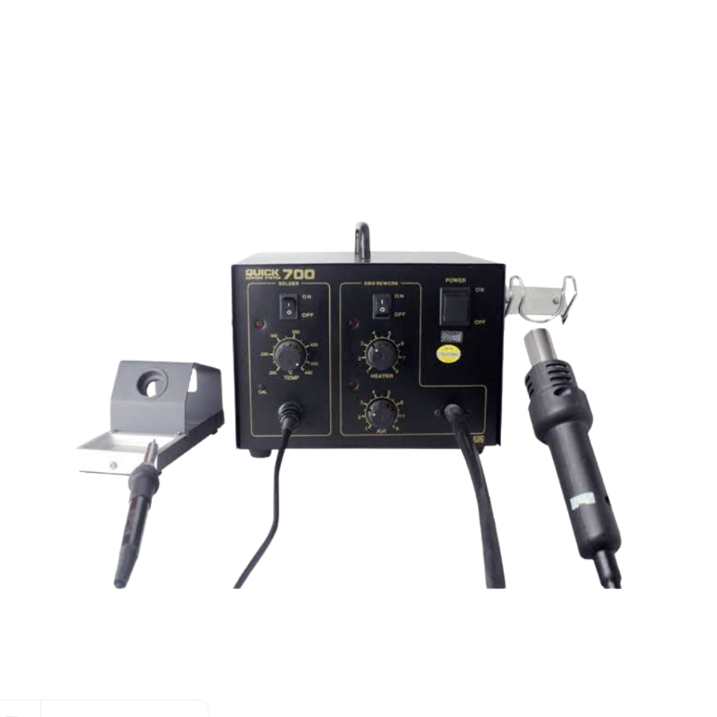 Original Quick 700 Portable 2 In 1 Hot Air Smd Rework Soldering Station ...