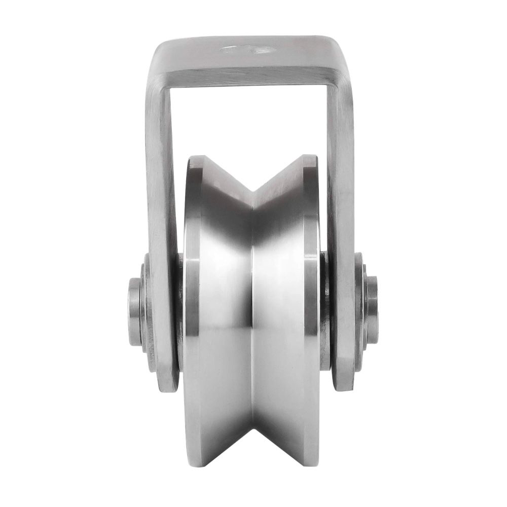 Tool V-Shaped 304 Stainless Steel Gate Slot Roller Castor Wheel -22mm ...