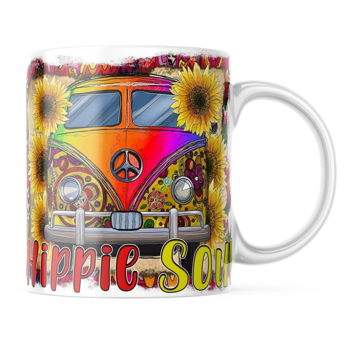 Hippie Truck Printed Coffee Mug | Shop Today. Get it Tomorrow ...