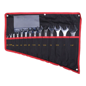 Professional 14-Piece Imperial Combination Polished Spanner Set | Shop Today. Get it Tomorrow ...