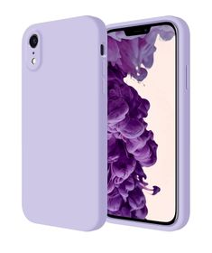 Liquid Silicone Back Case Compatible with iPhone XR - Purple | Shop ...