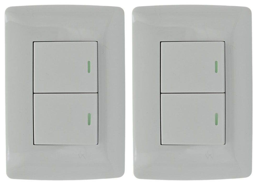 Hello Today Double Lever Two Way Light Switch 4x2 - 2 Pack | Shop Today ...