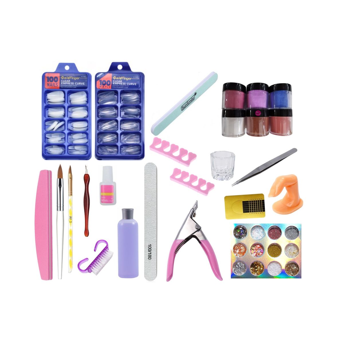 Professional - 26 Pieces Acrylic Powders Starter Kit | Shop Today. Get ...