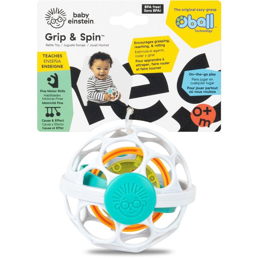 Baby Einstein Grip & Spin Oball Baby Rattle Toy For Ages 0m+ | Shop ...