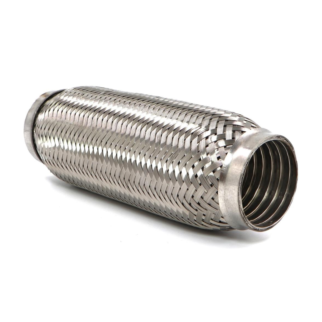 Flexible Pipe 76mm, Stainless Steel, Interlock, Braided, 200mm long | Shop Today. Get it ...