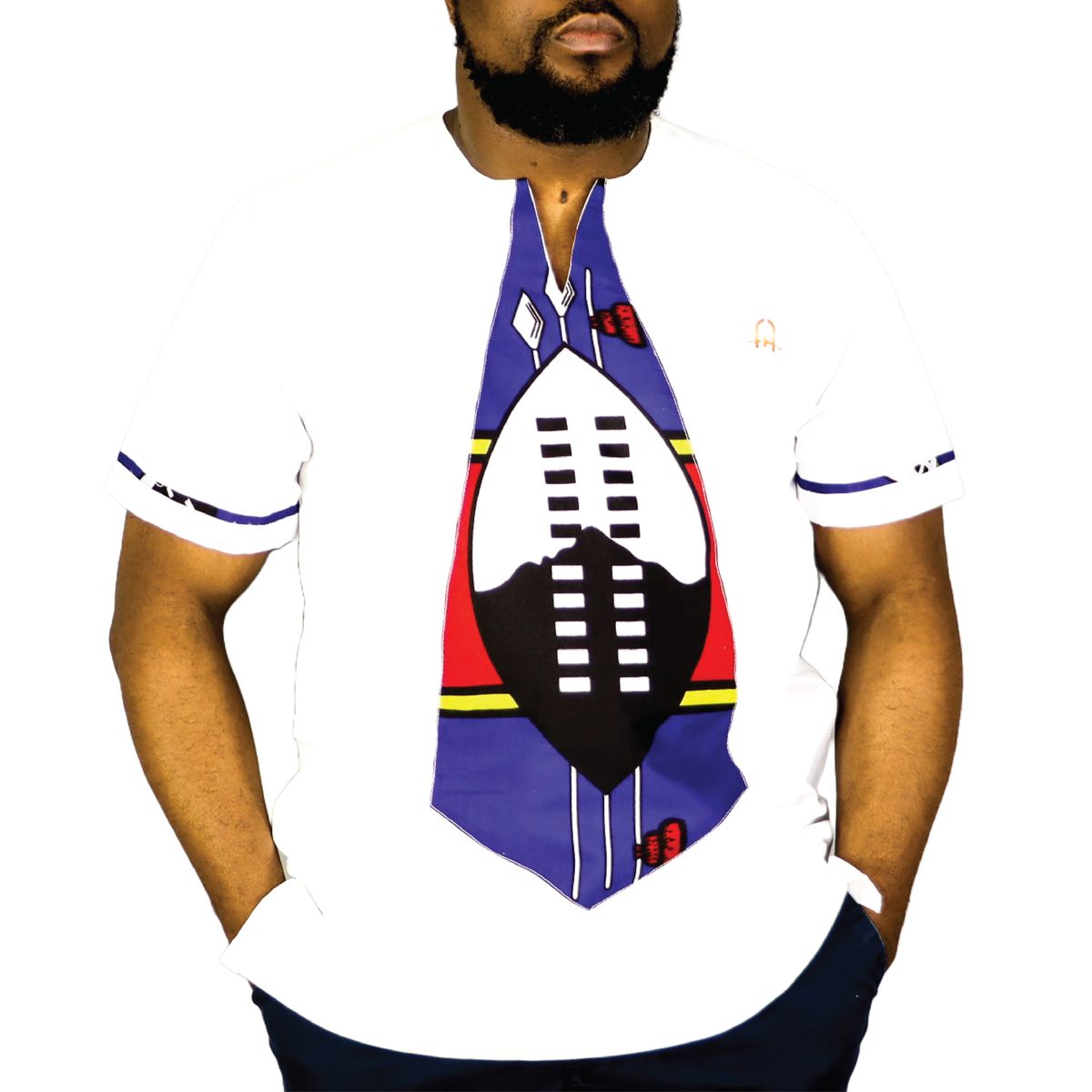Africa Fashion House LB Heritage Swati Tie Groomsmen Shirt | Shop Today ...