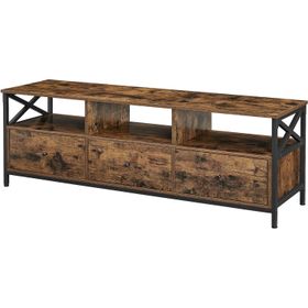 Rustic TV Console - 65-Inch Stand with Drawers and Shelves | Shop Today ...