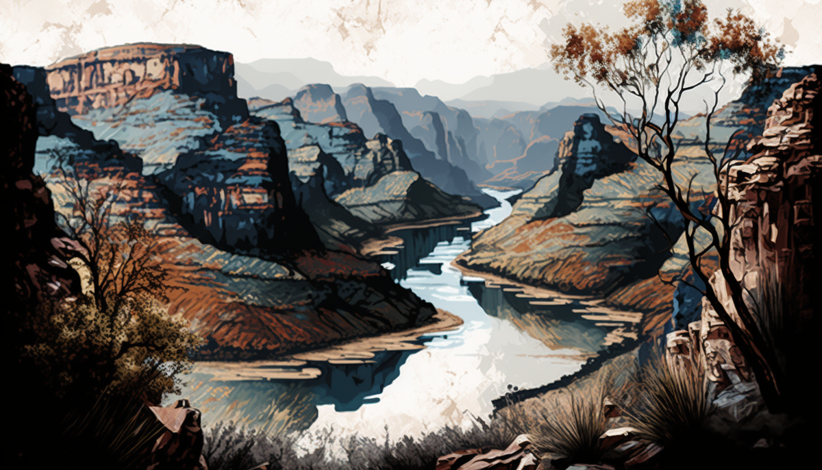 Canvas Wall Art - Fancy Artwork Blyde River Canyon - B1105 | Shop Today ...